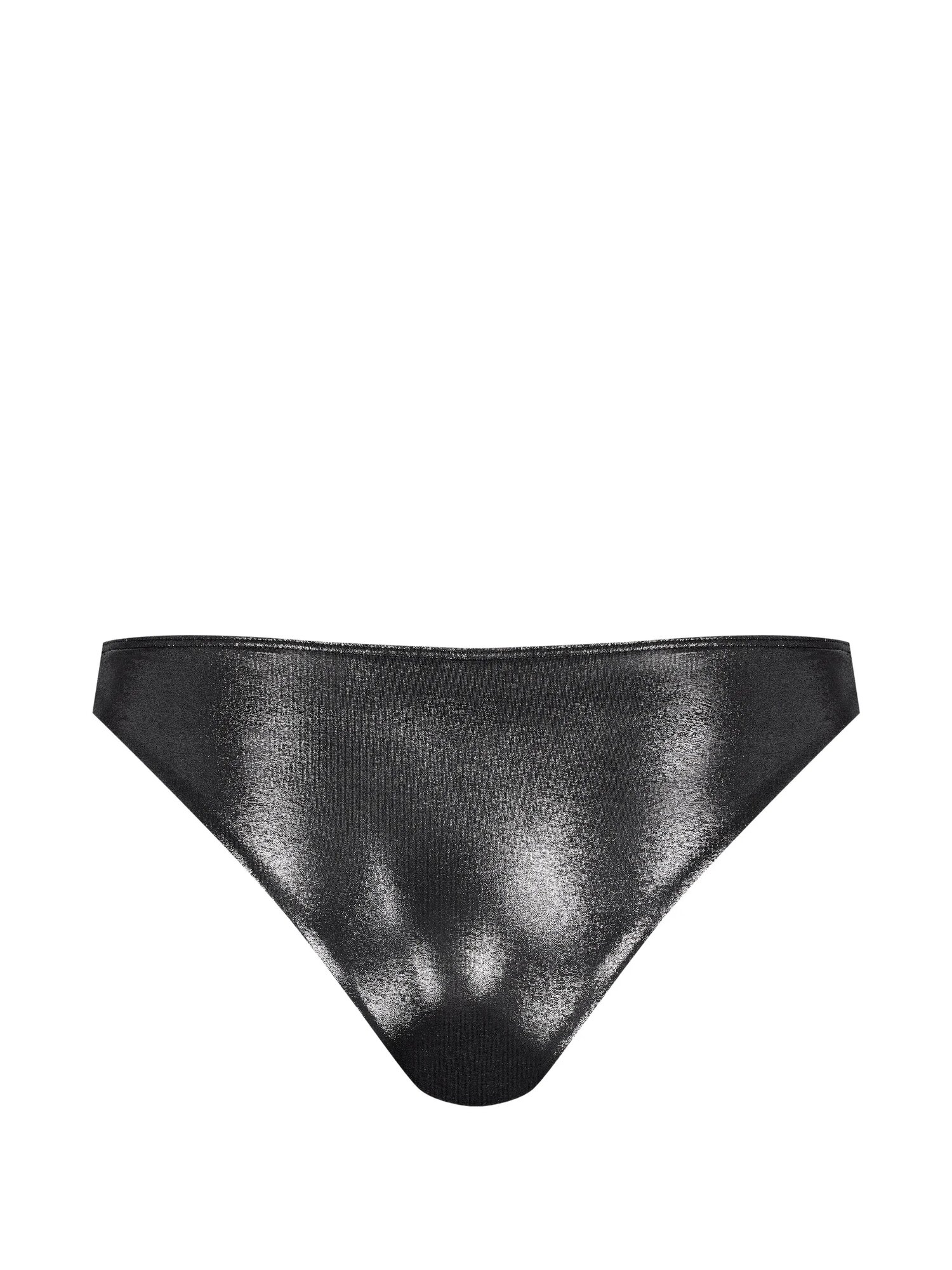Купальник Maison Close Metallic-effect bikini bottoms, размер 40/42, серебристый — фото 1
