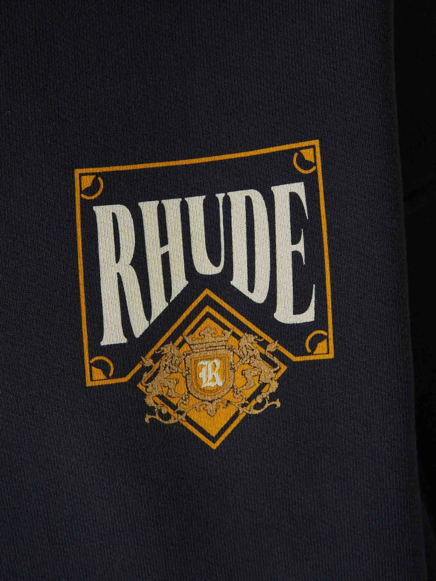 Худи Rhude, размер 44, , синий — фото 1