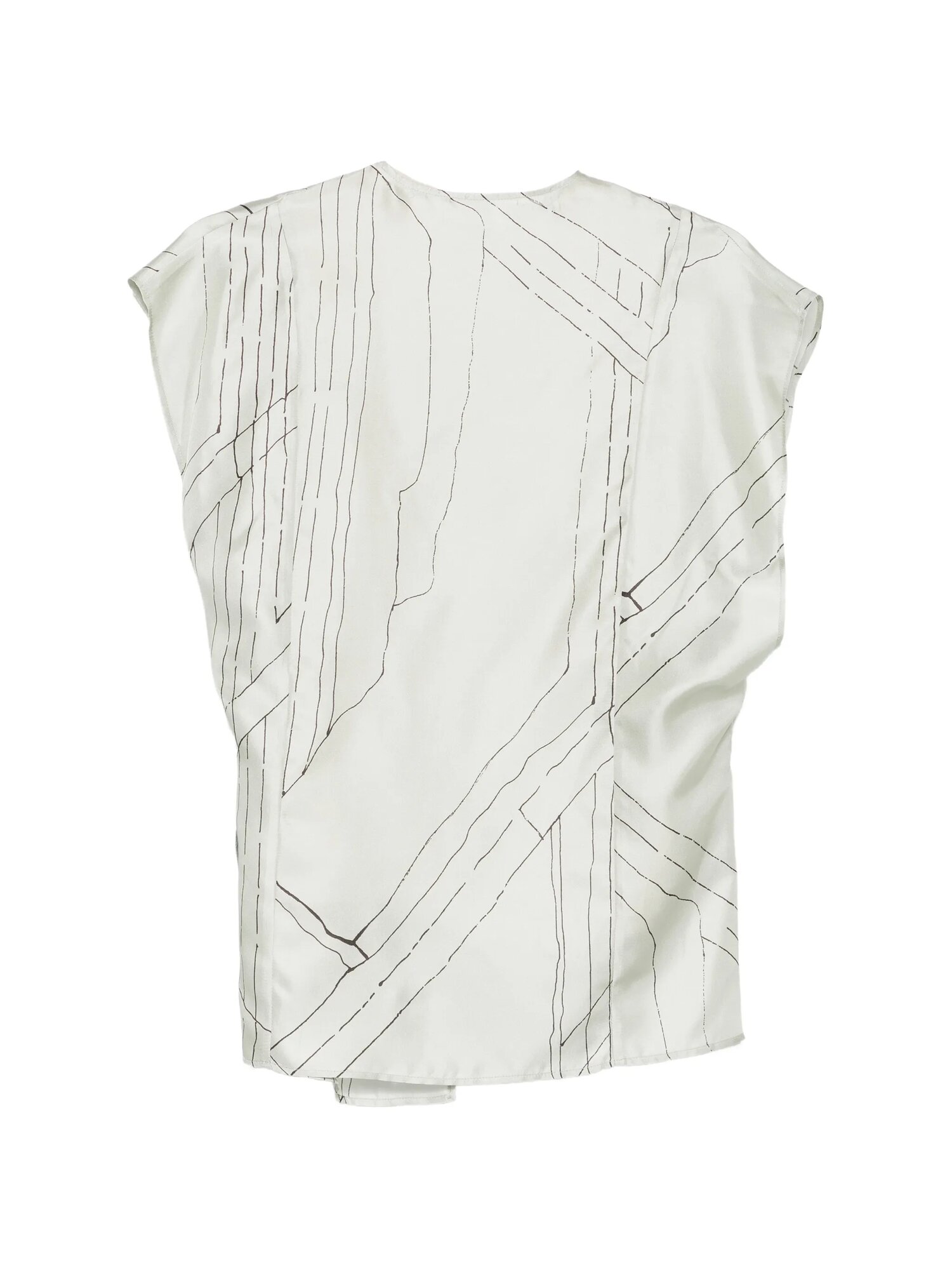 Блуза Alysi Graphic-print wrap blouse, размер 42 — фото 1