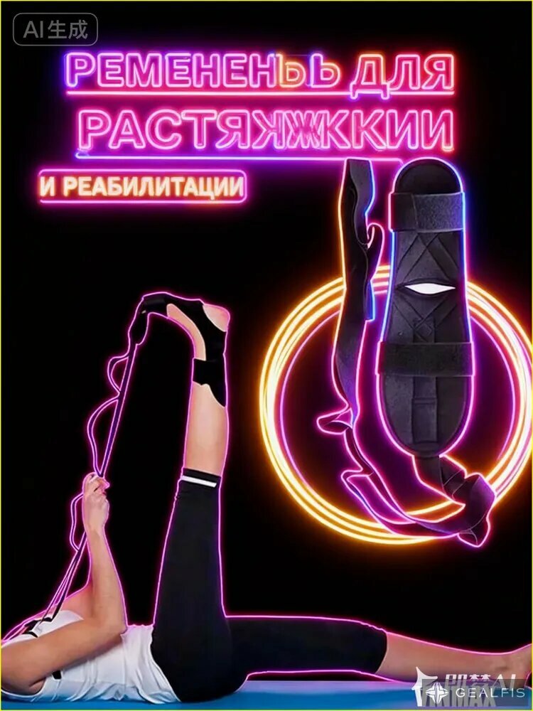 Ремень для растяжки ног и спины