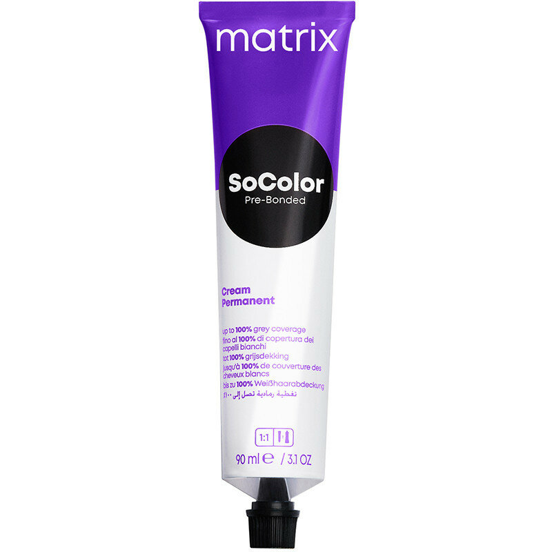 Краситель перманентный Matrix SoColor Pre-Bonded Extra для волос, {508M} светлый блондин мокка, 90 мл