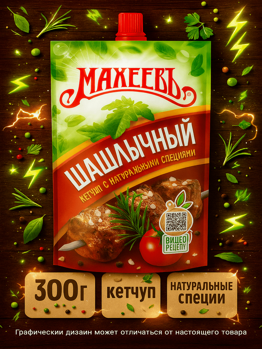 Кетчуп махеевъ Шашлычный, 300г