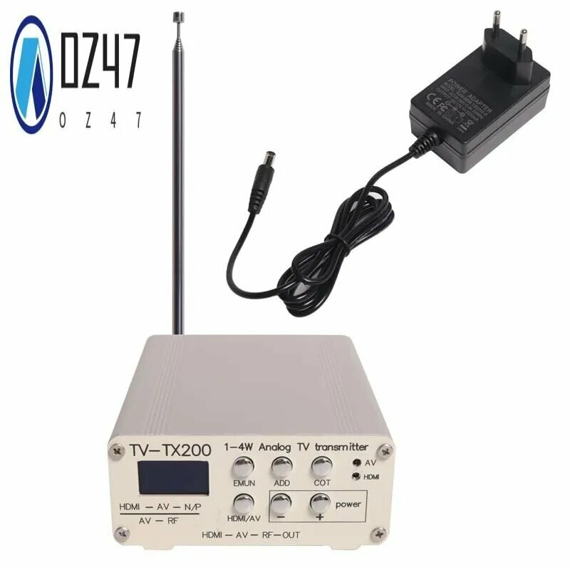 (A T Q K) Аналоговый ТВ-Передатчик VHF/UHF С Возможностью Выбора Мощности