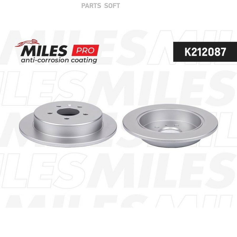 MILES K212087 Диск тормозной CHERY A3- задний D 305мм. ()