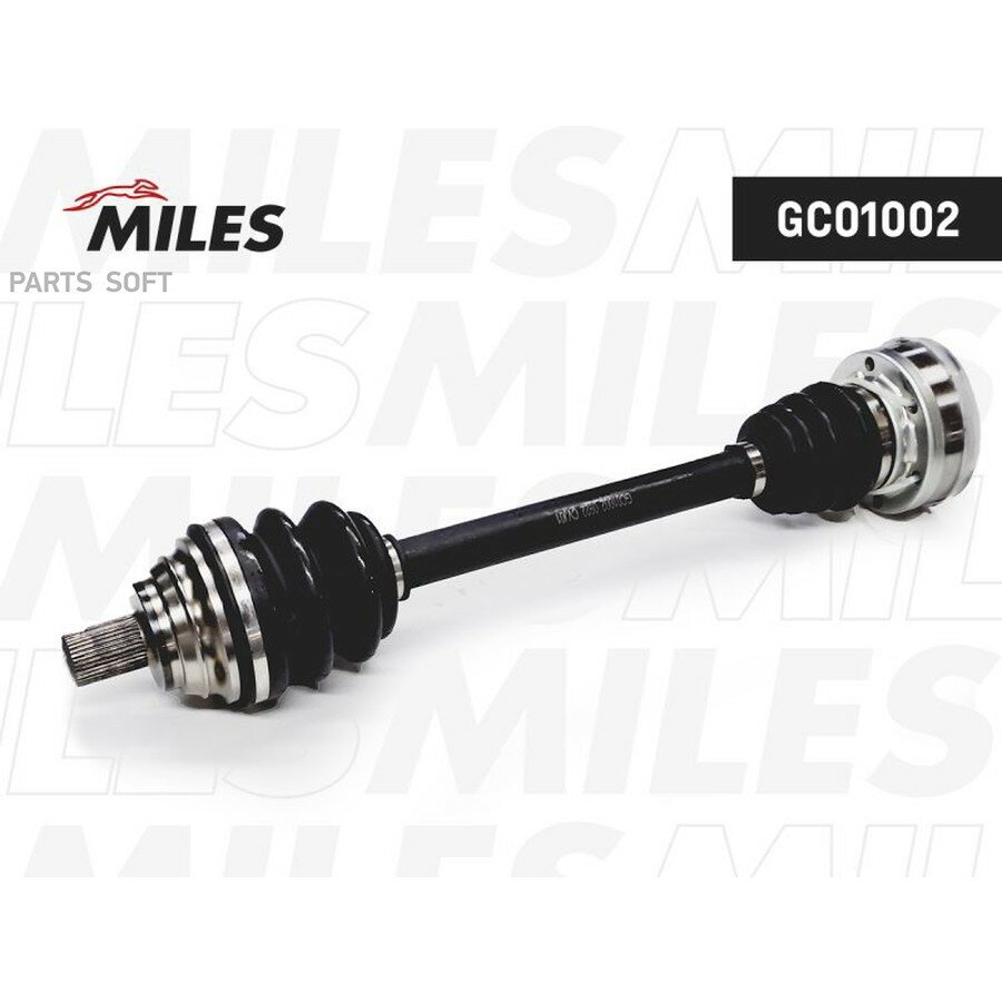 MILES GC01002 Привод в сборе AUDI A3/GOLF 1.6 03- лев. ()