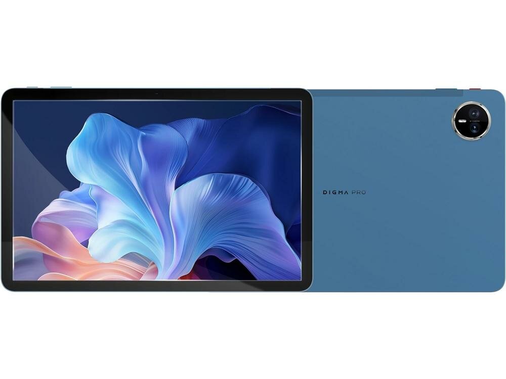 Планшет Digma Pro Eclipse T616 (2.0) 8C RAM8Gb ROM256Gb 11" In-Cell 1920x1200 4G Android 14 голубой 20Mpix 8Mpix BT WiFi microSD 1Tb 8000mAh 400h