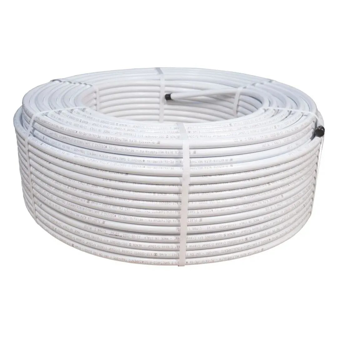 Труба металлопластиковая Plastica Alfa(Италия) PEX-AL-PEX 16х2.0 мм(бухта 250 метров) многослойная композитная труба с защитой от ультрафиолета и образованию отложений