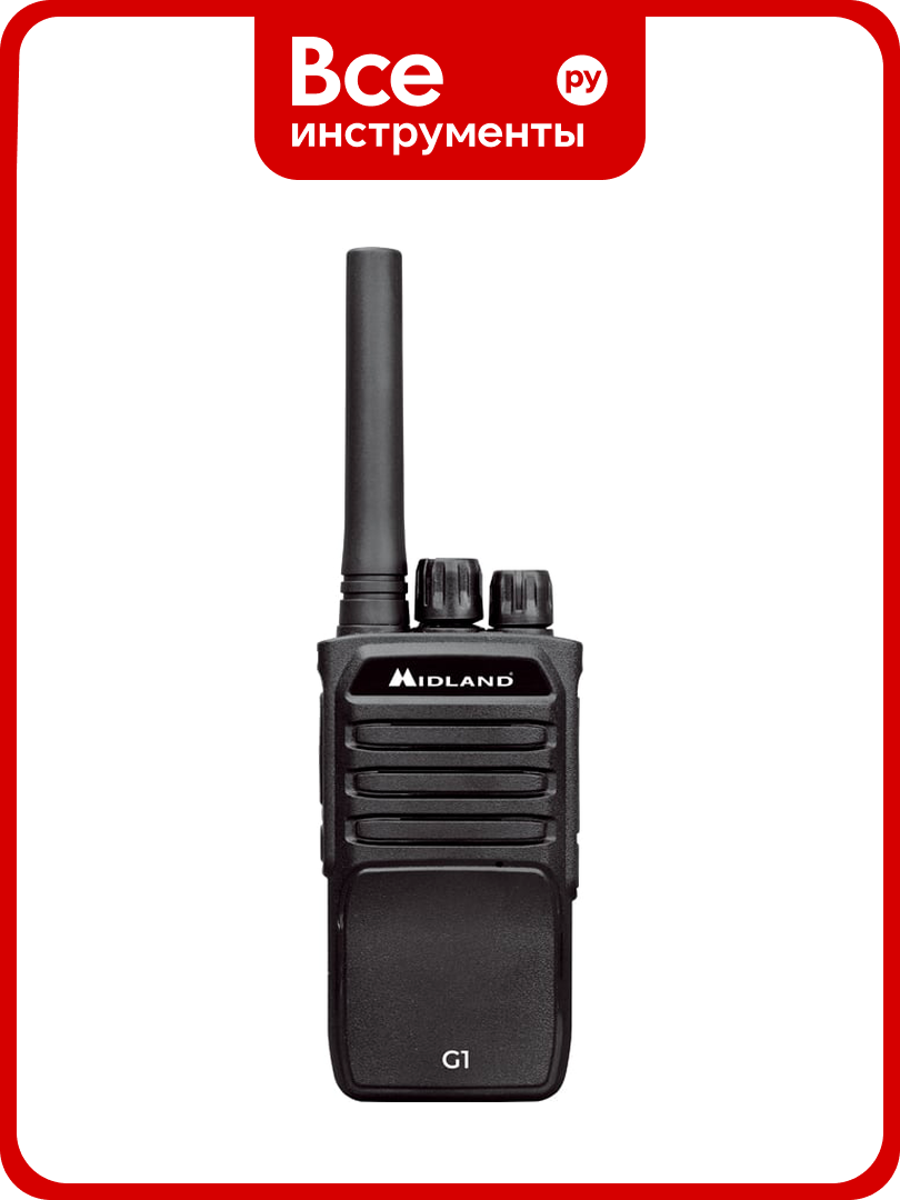 Портативная радиостанция MIDLAND PMR G1 MD001