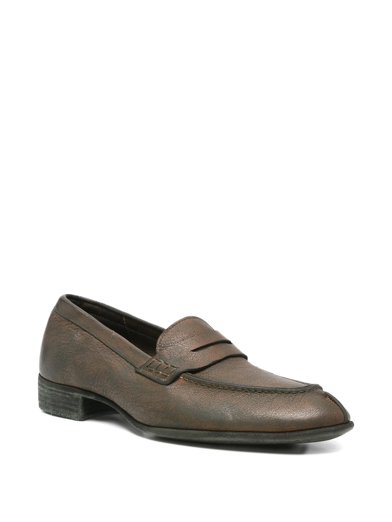 Лоферы Distressed-effect penny loafers
