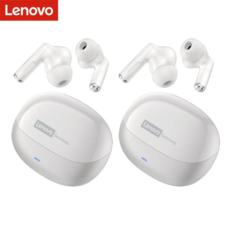 Наушники Lenovo LE257, беспроводные наушники Bluetooth 6,0, Hi-Fi звук, ENC, шумоподавление при вызове, игровые спортивные наушники с микрофоном, новые