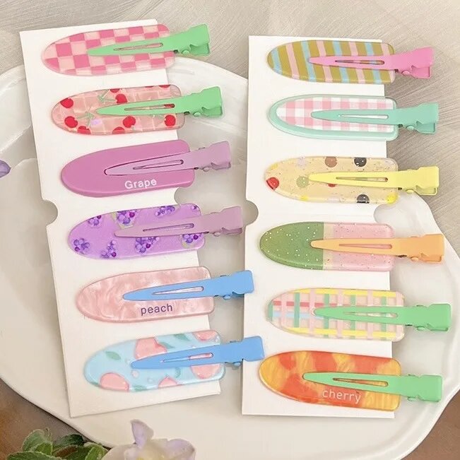 Фруктовые заколки для волос 12Pcs