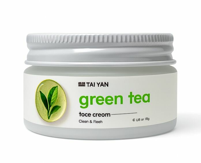 Крем для лица увлажняющий Зеленый чай Green Tea Tai Yan, 50 г