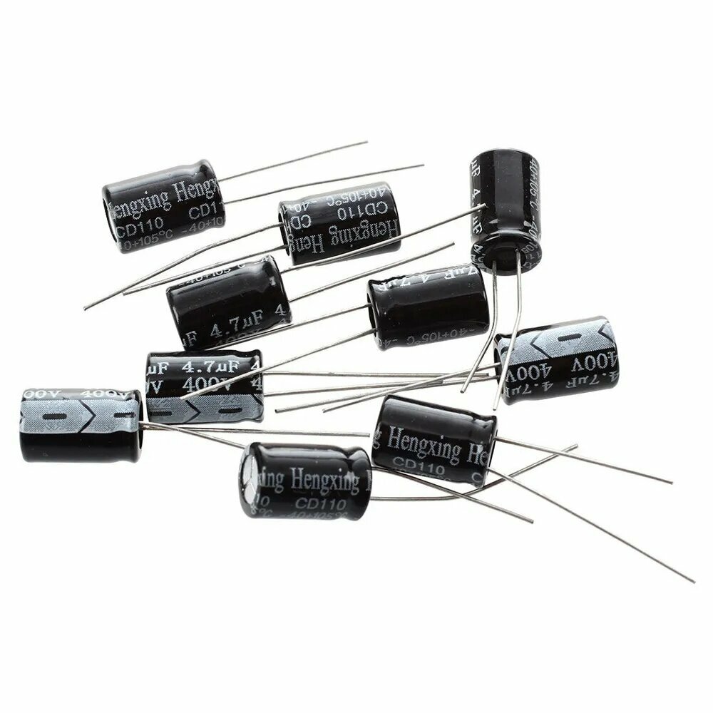 10 x 4,7 мкФ 400 В 105C Радиальные электролитические конденсаторы 8x12 м