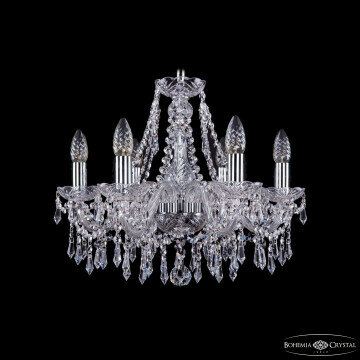 Люстра хрустальная 1403/6/160 Ni Bohemia Ivele Crystal (Богемия Ивеле Кристалл)