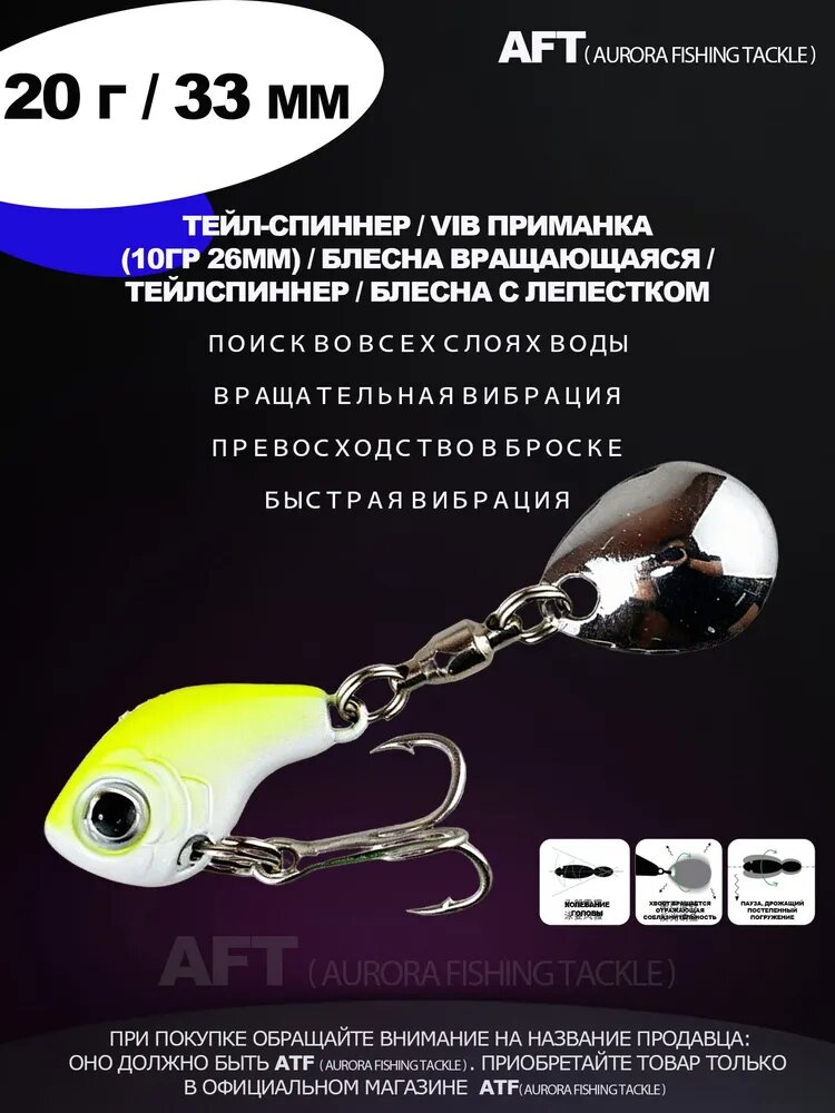 Набор блесен тейл спиннеры для рыбалки