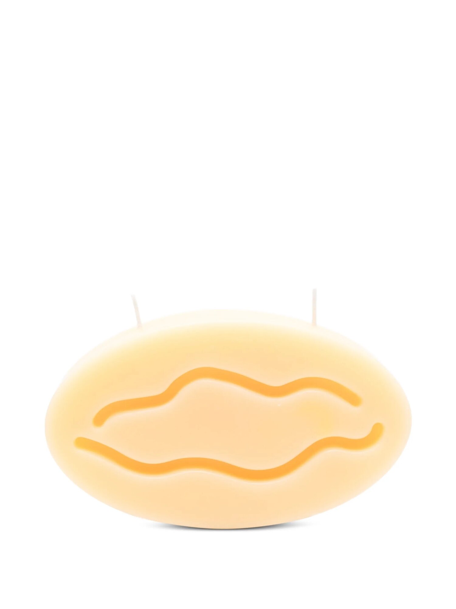 Овальная свеча, OneSize , ochre yellow