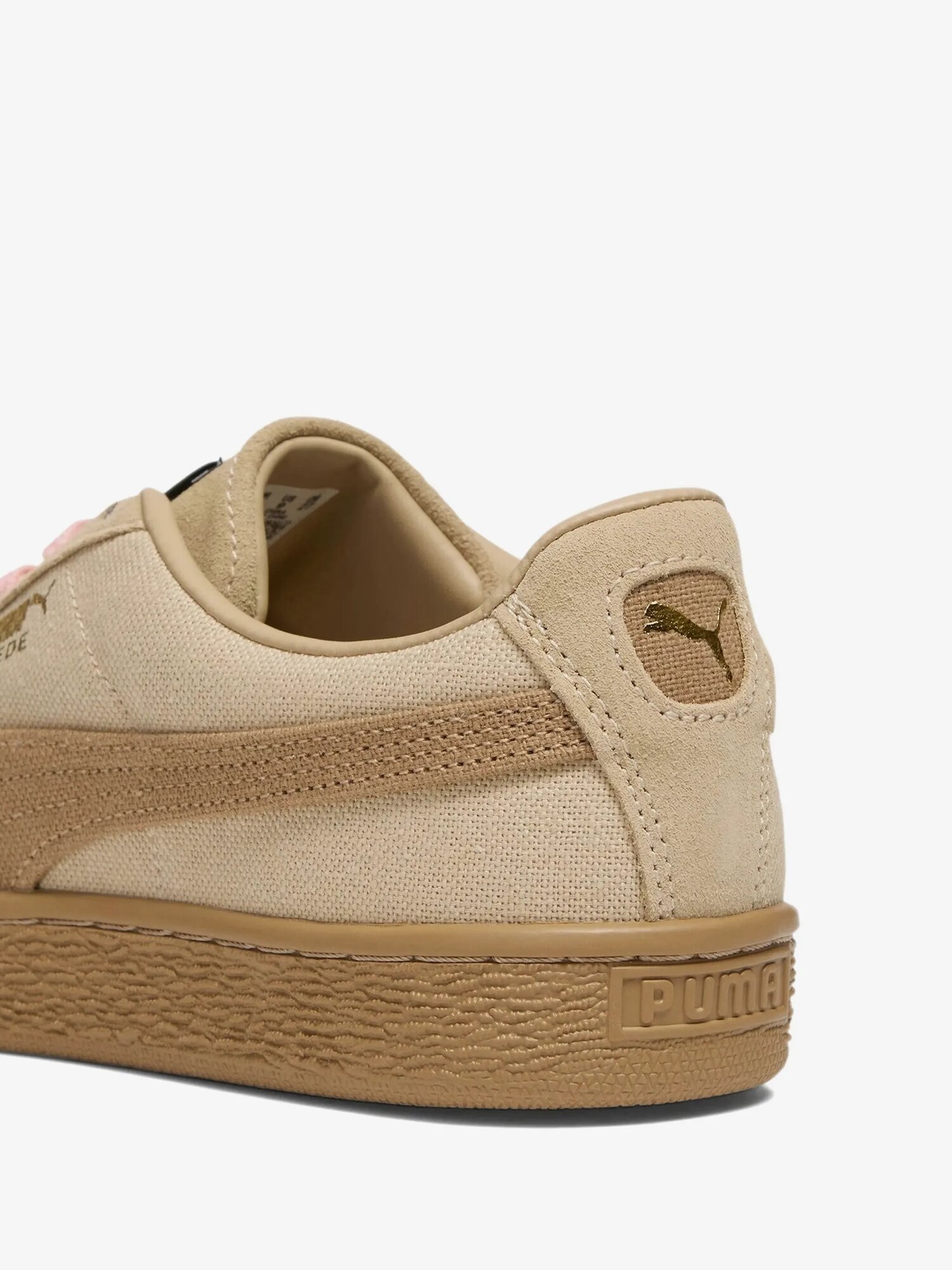 Кроссовки PUMA Suede sneakers, размер 10 US, коричневый/серый/оранжевый — фото 1