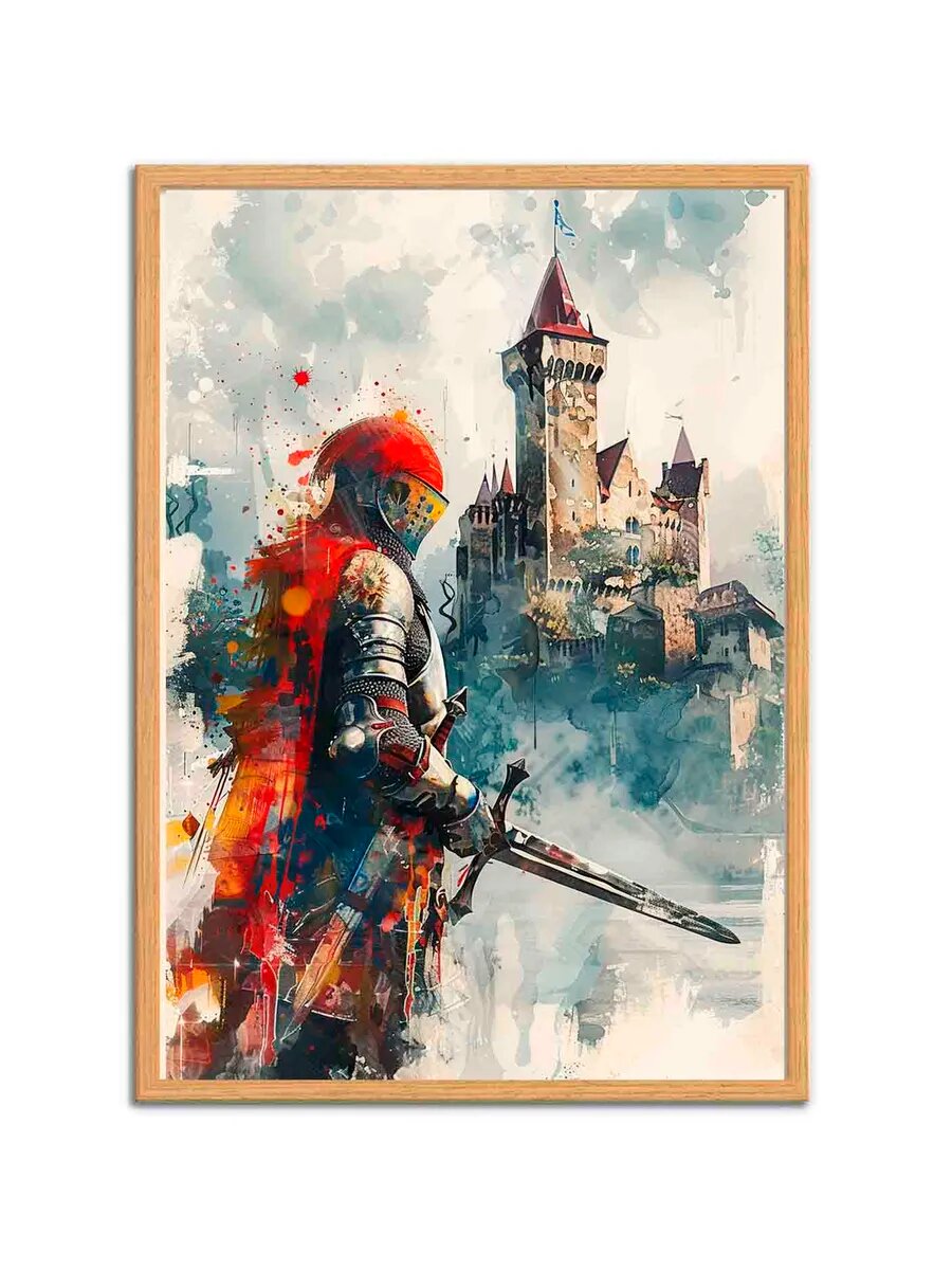 Неразлучник Птичий рыцарь 2, Плакат 30x42см