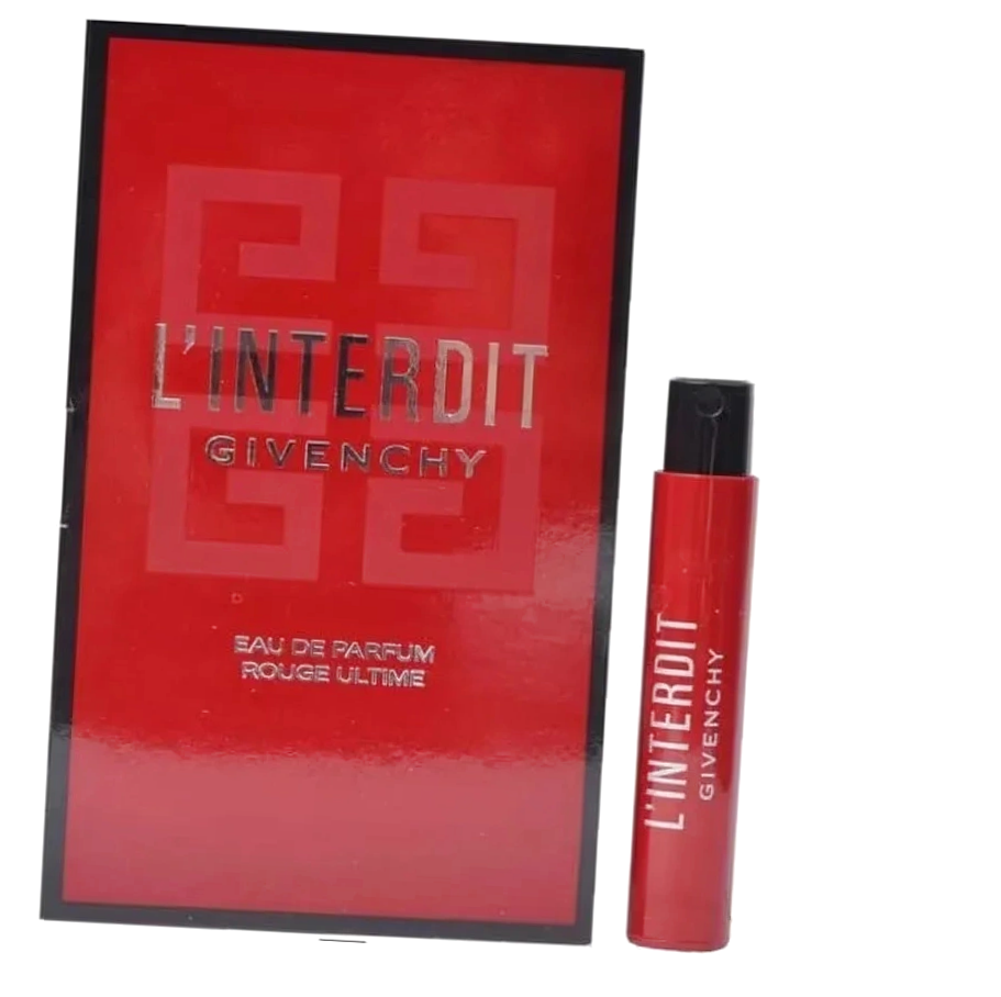 Женская туалетная вода Givenchy L Interdit Rouge Ultime 1 мл миниатюра - Живанши Руж Ультиме