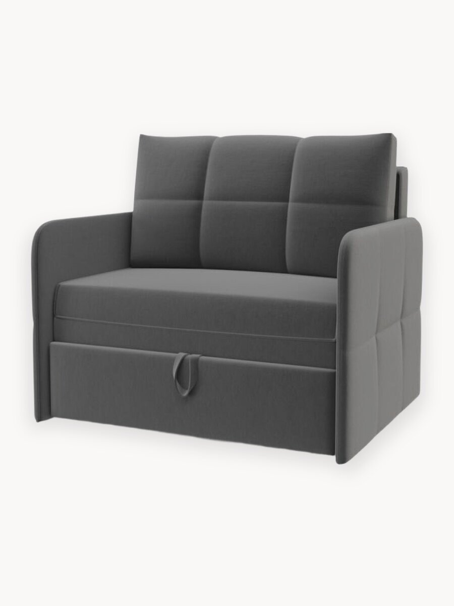 Диван кровать " Куб " мини раскладной на балкон, кухню, детскую, механизм Выкатной, 100х80х75 см