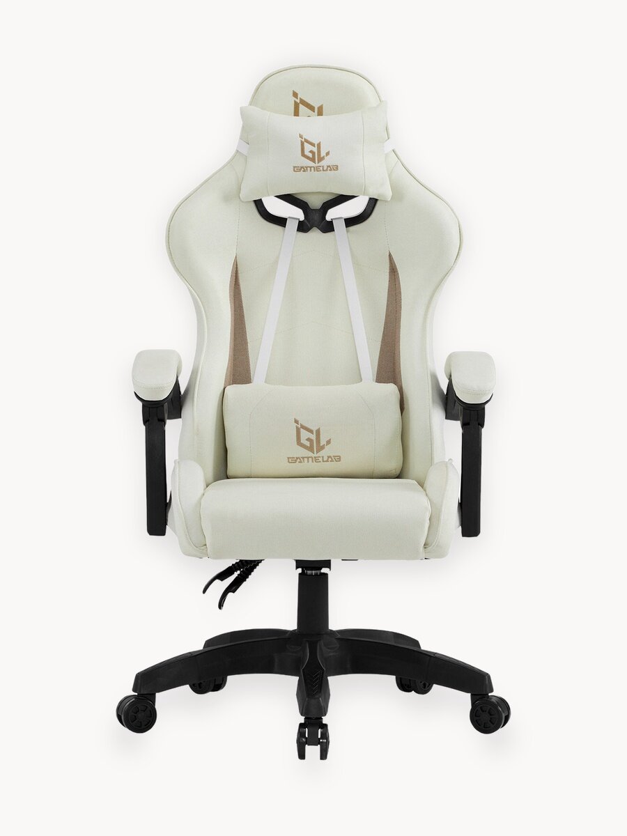 Игровое кресло компьютерное GAMELAB TETRA, бежевый, текстиль