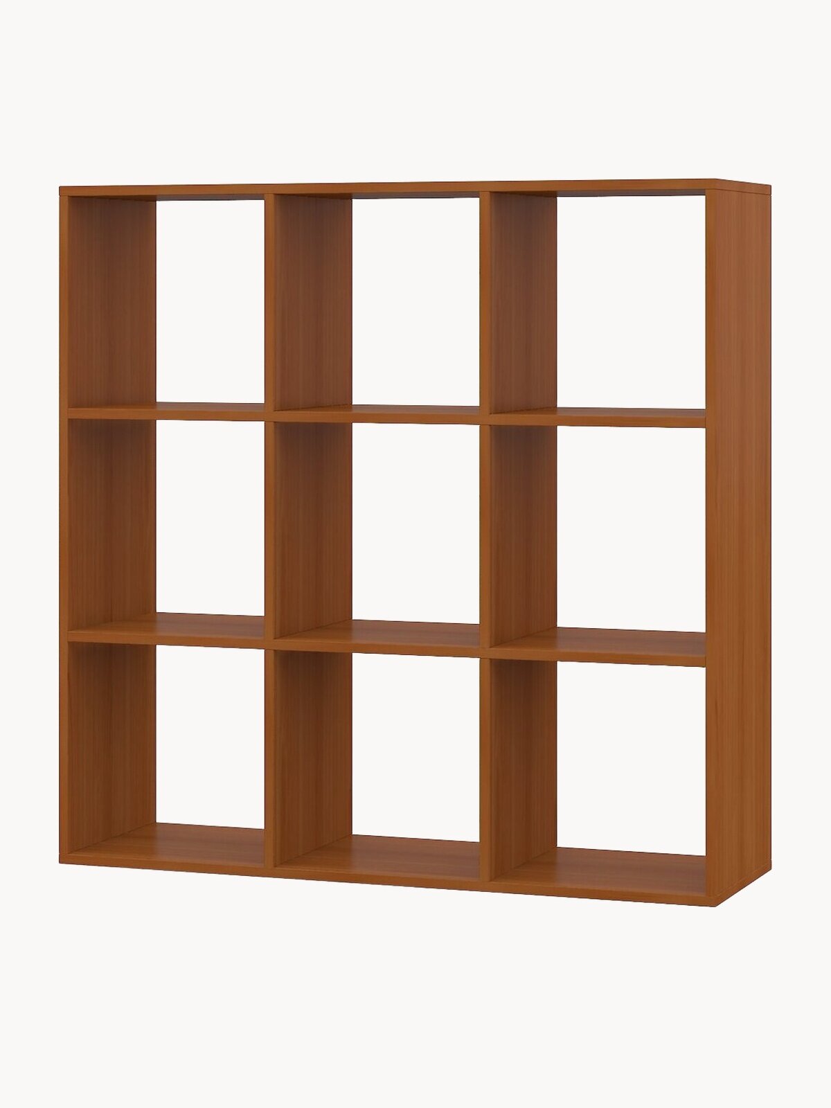 Стеллаж СТ-11 "Колизей мебель" вишня оксфорд (ШхГхВ) (1054х330х1054)мм, 9 ниш