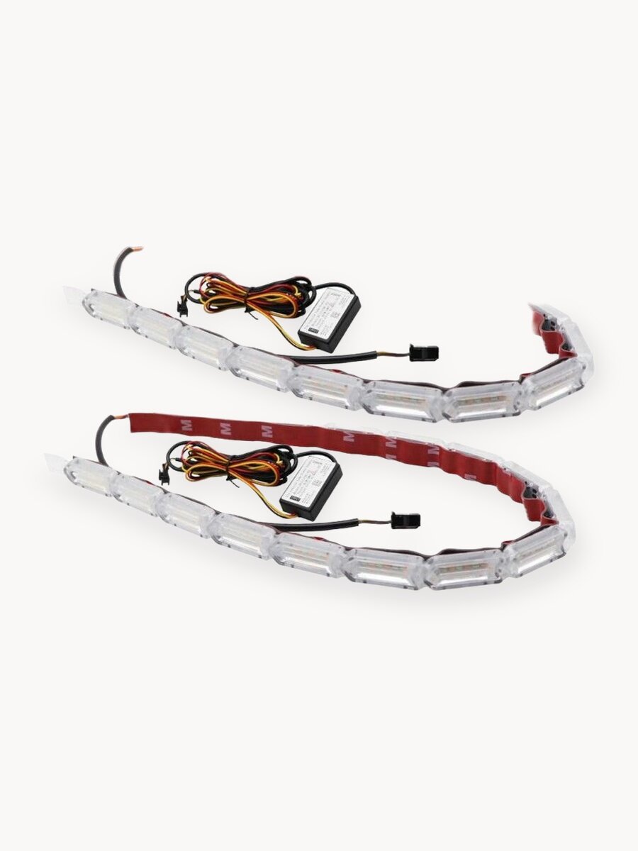 Светодиодные ходовые огни с поворотником 16 ламп