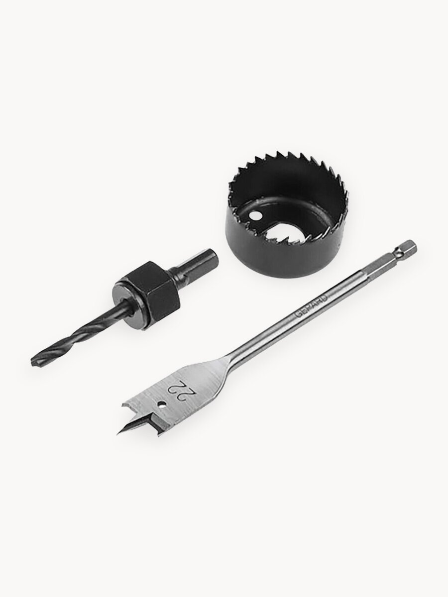 Набор для установки врезных замков d 22/54 3 предмета GEPARD (GP2422-54)