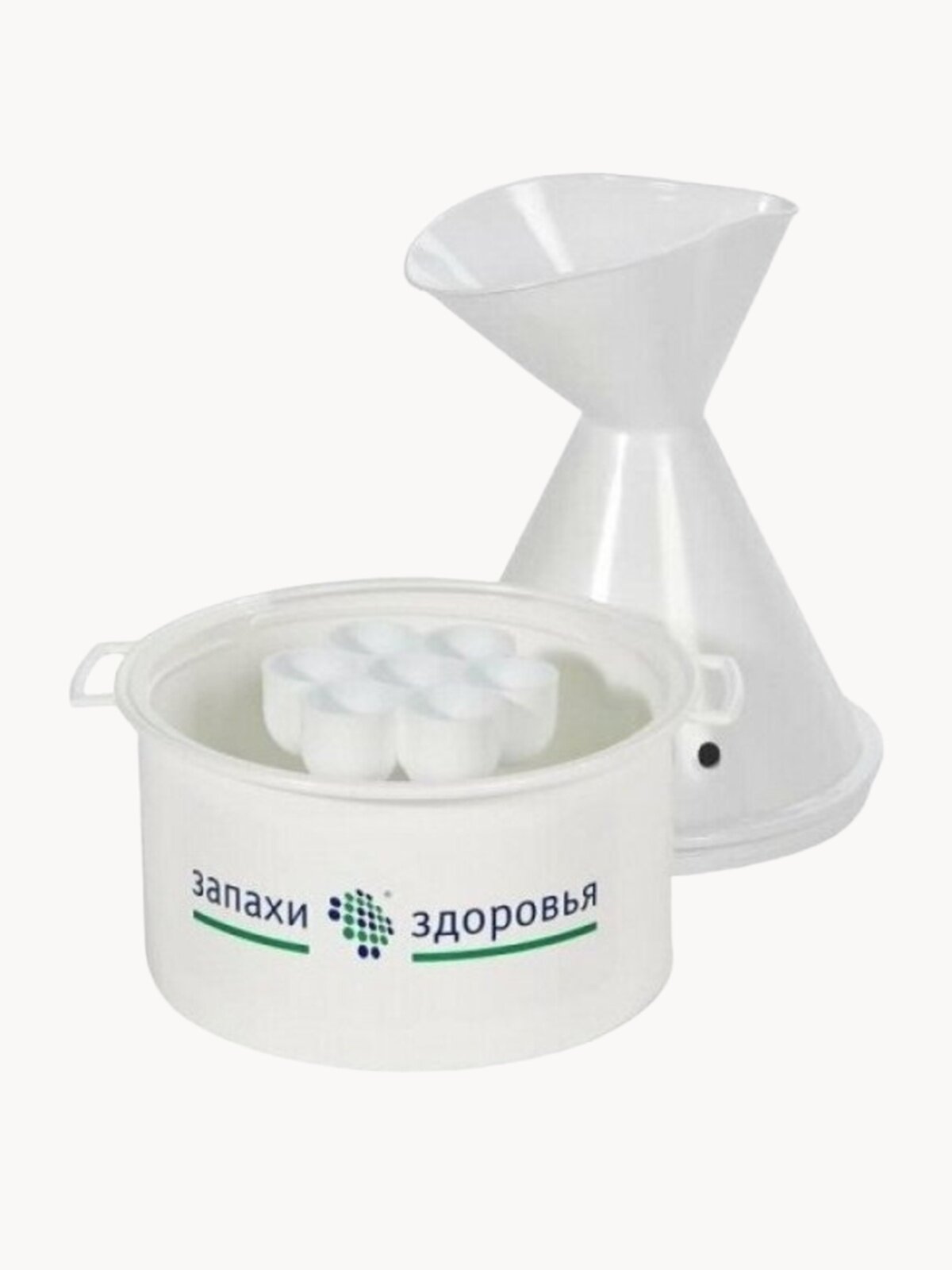 Ингалятор Динамика "Запахи Здоровья", тепловлажные, белый, портативный