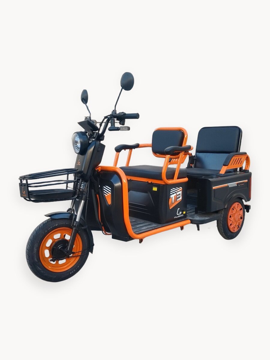 Электроскутер трехколесный Kugoo T3 для пожилых 500W, 60V/20.8AH