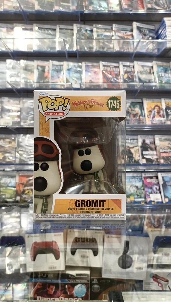 Фигурка Funko Pop! Animation: Wallace & Gromit - Gromit with Aviator Hat (1745)(SPC)