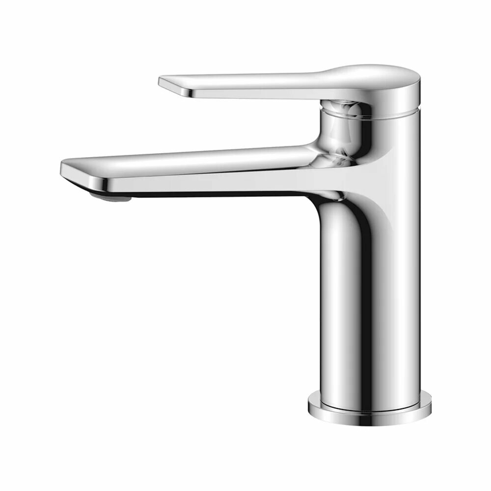 OLIVE'S Смеситель для раковины, латунь, керамический картридж, с гибкой подводкой, хром RIVA 39100RV