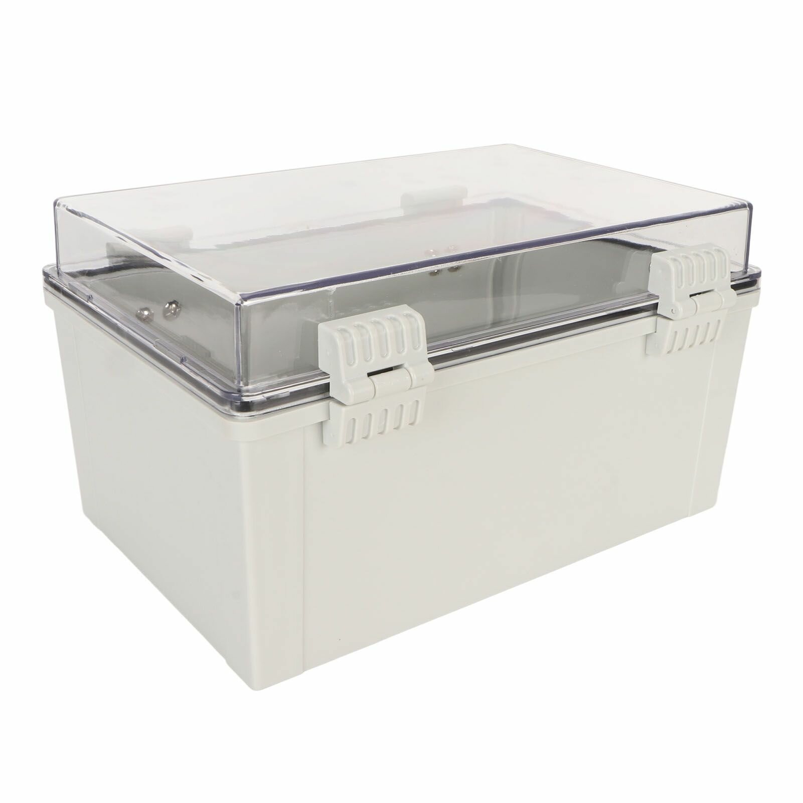 Распределительная коробка IP66 Водонепроницаемая прозрачная крышка Электрическая распределительная коробка Тип защелки 300x200x170 мм