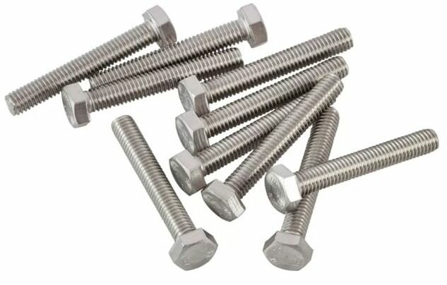 Болт 6-гр. головка М8х35 (1кг 60шт) DIN933 кл 5,8, цинк SteelRex