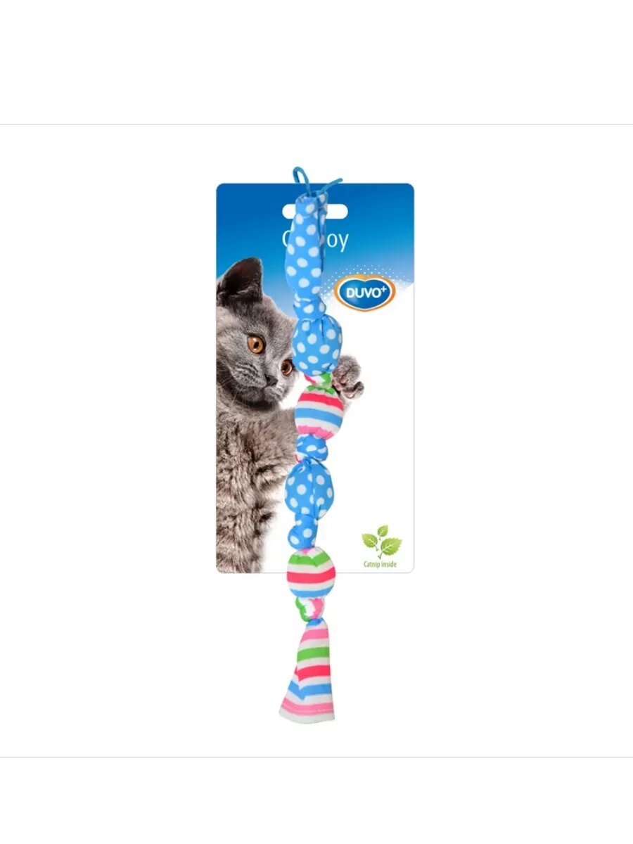 Игрушка для кошек с кошачьей мятой Узелки