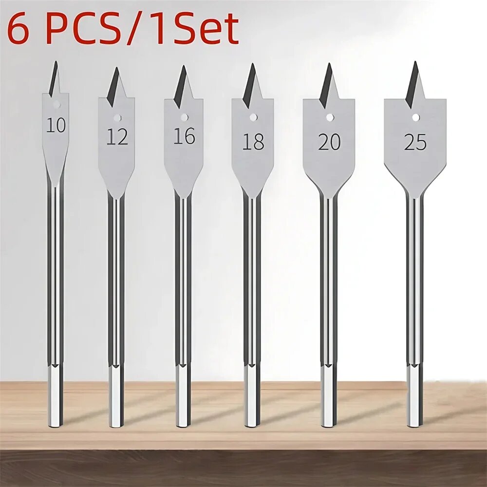 Набор перовых сверл из углеродистой стали 10-25 мм