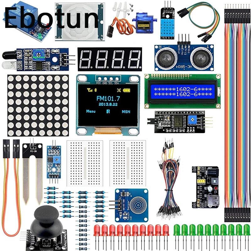 Набор компонентов для Arduino и Raspberry Pi Ebotun