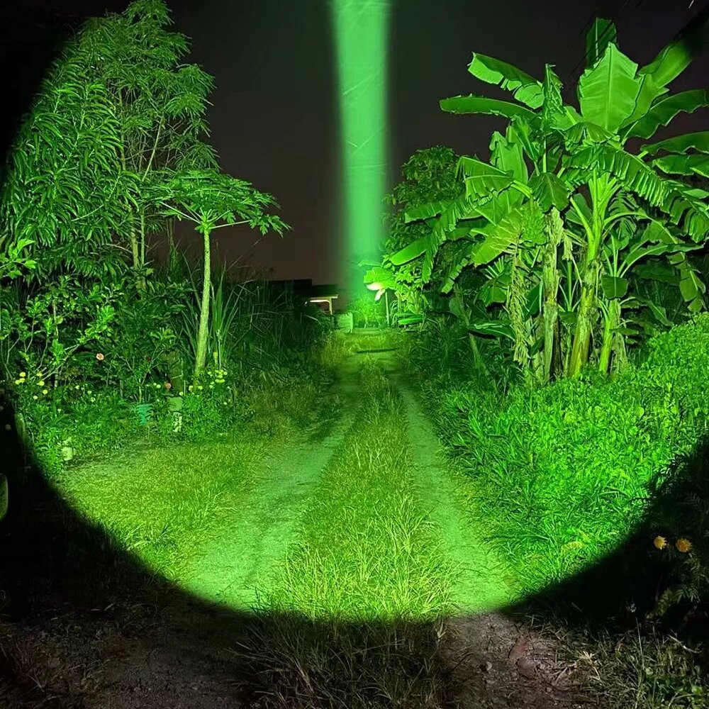 CONVOY C8 Plus зеленый фонарь 18650 Black, 4 Modes, No battery