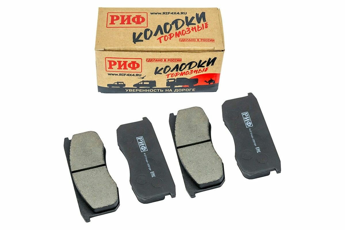 Колодки тормозные передние УАЗ Хантер, Патриот, Буханка 3160-3501090 РИФ RIF3160-35FDP