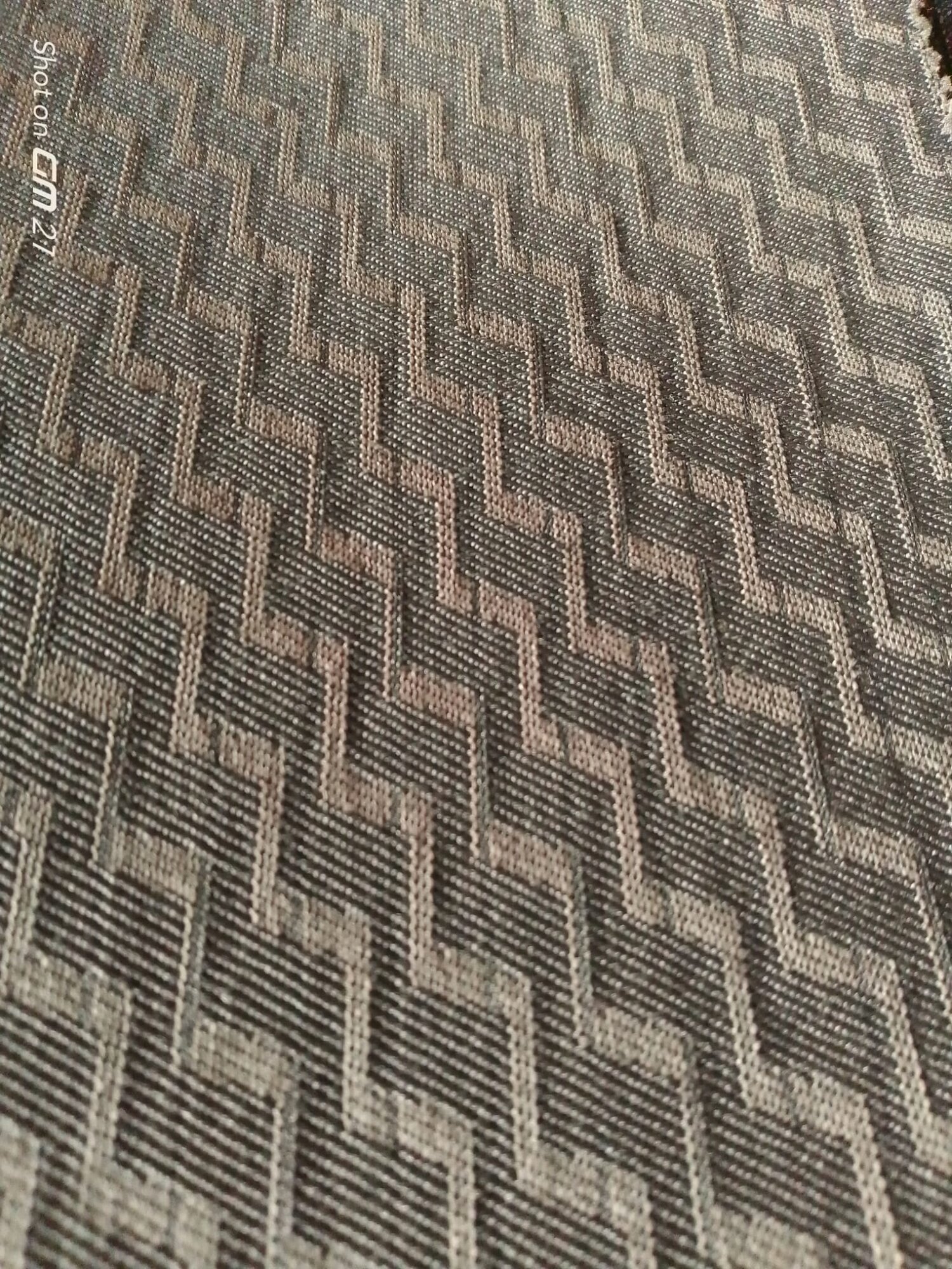 Ткань автомобильная и мебельная, жаккард с триплированием, 3 мм поролон, 150см х 1м