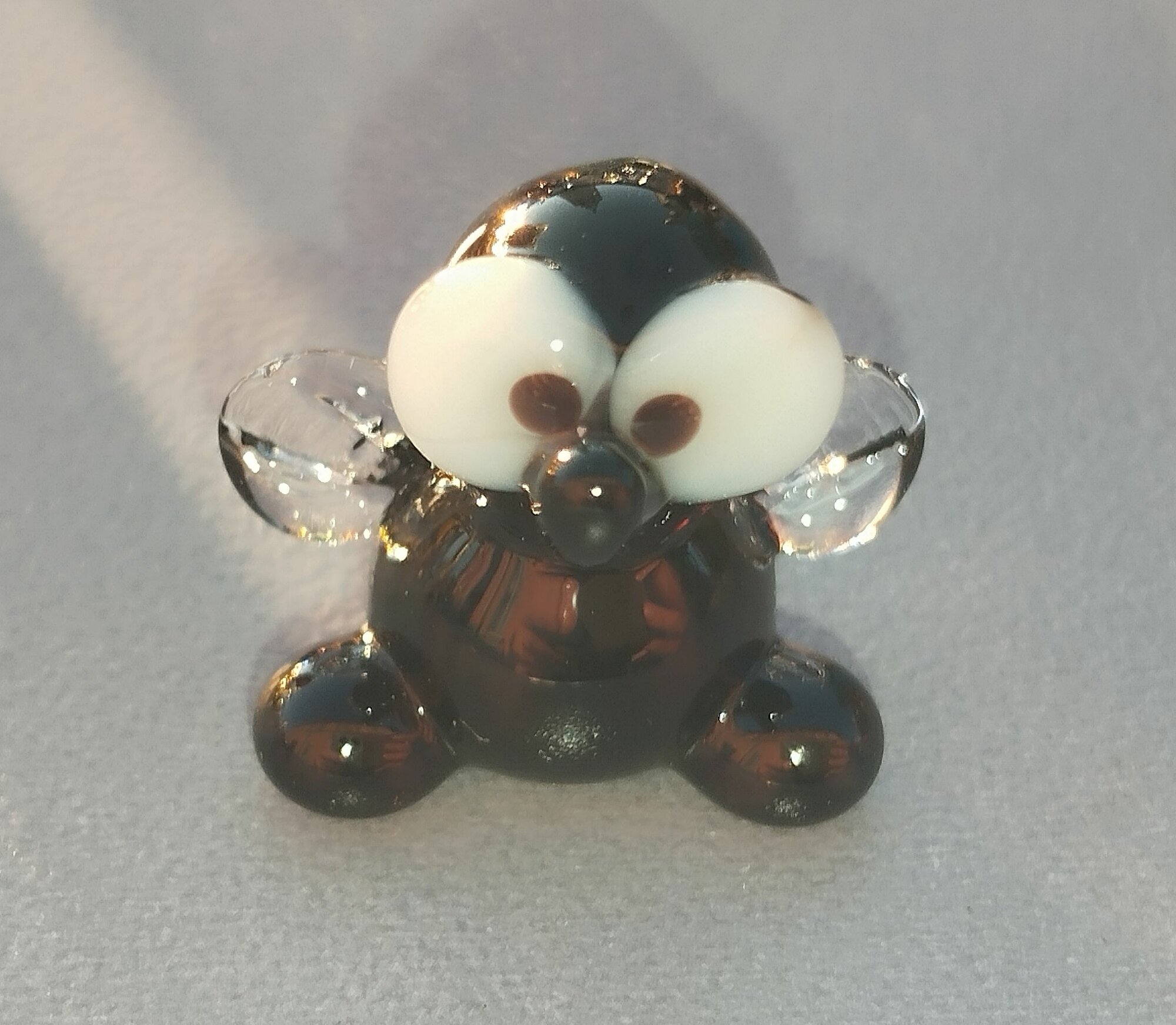 Стеклянная микро фигурка комар