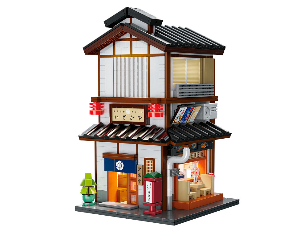 Конструктор CaDA C66019W Конструктор Японский бар идзакая