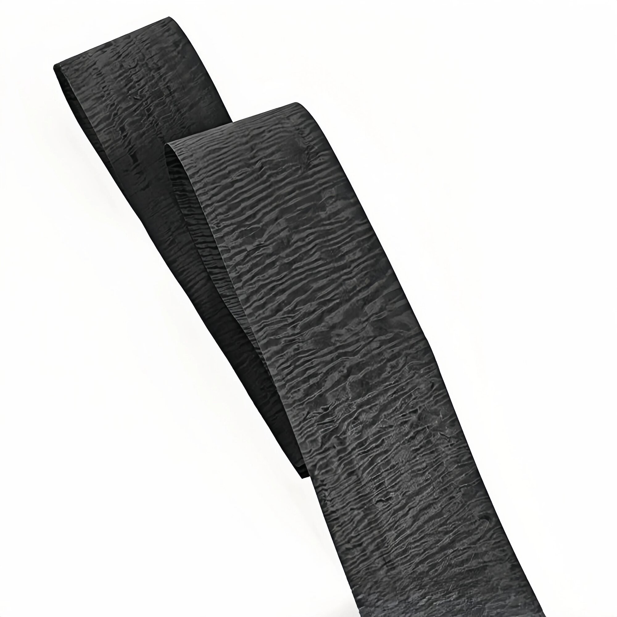 Черный карбонизированный эвкалиптовый шпон 15x260 см