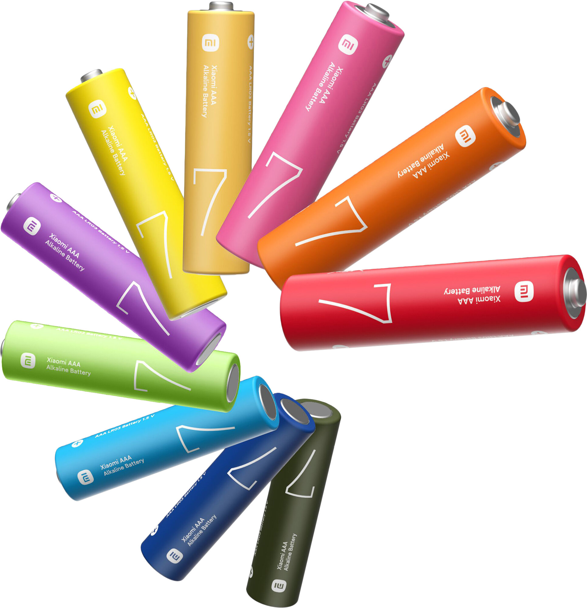 Батарейка Xiaomi "Rainbow Batteries" BHR5394GL AAA, высокая емкость