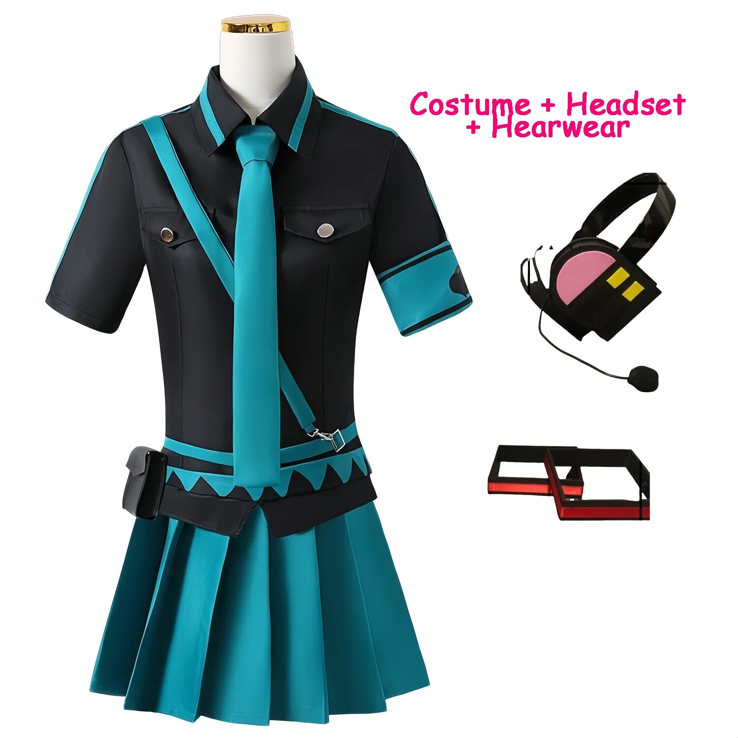 Love Is War Miku Косплей Костюм S, Costume Props