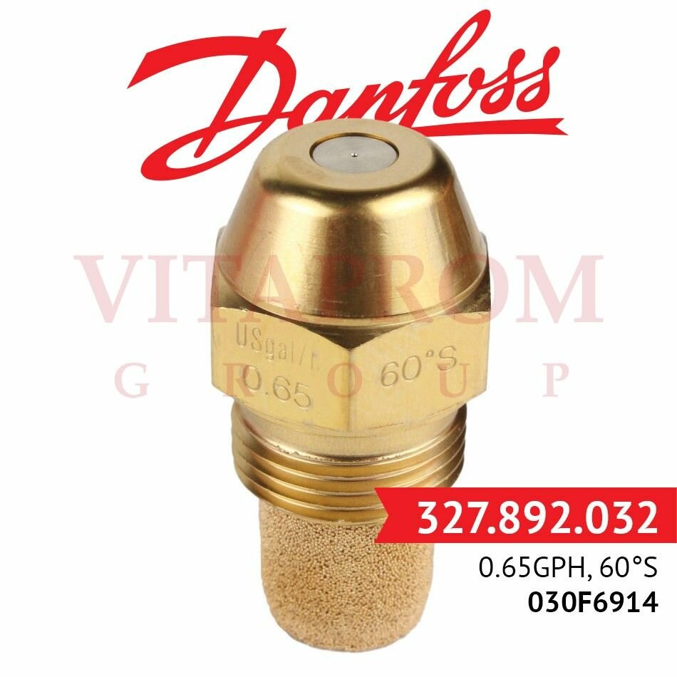 Форсунка Danfoss 0.65GPH, 60S, 030F6914 — фото 1