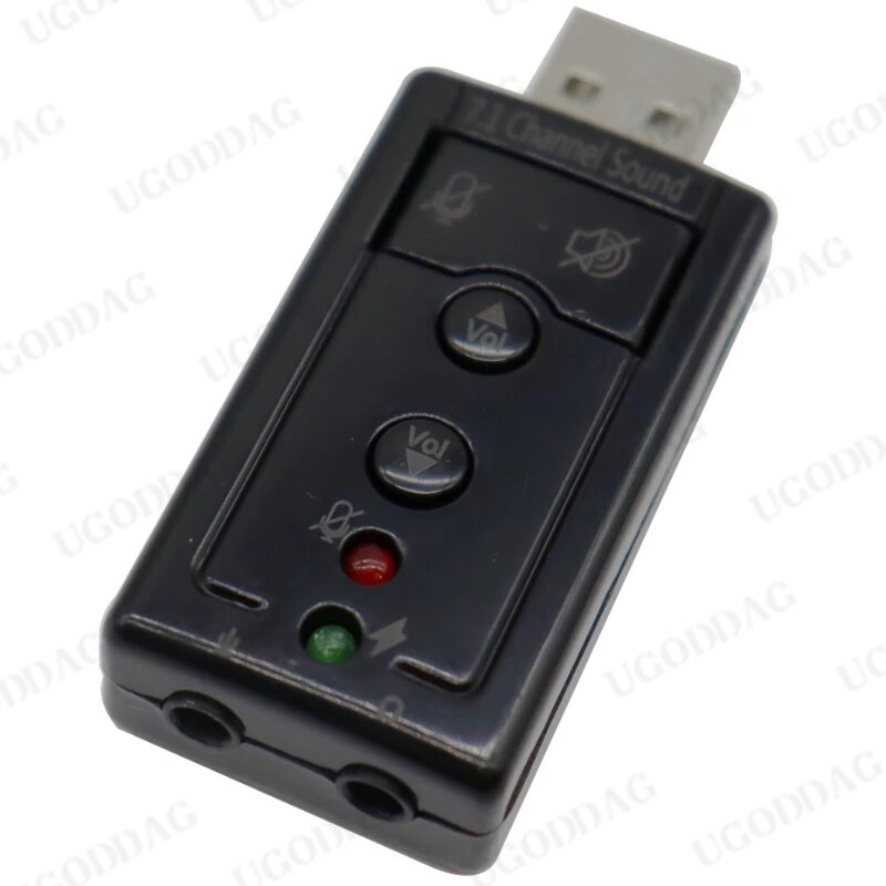 7,1 USB стерео аудио адаптер мини внешняя звуковая карта для Windows XP/2000/Vista/7 USB аудио адаптер для ПК и ноутбука
