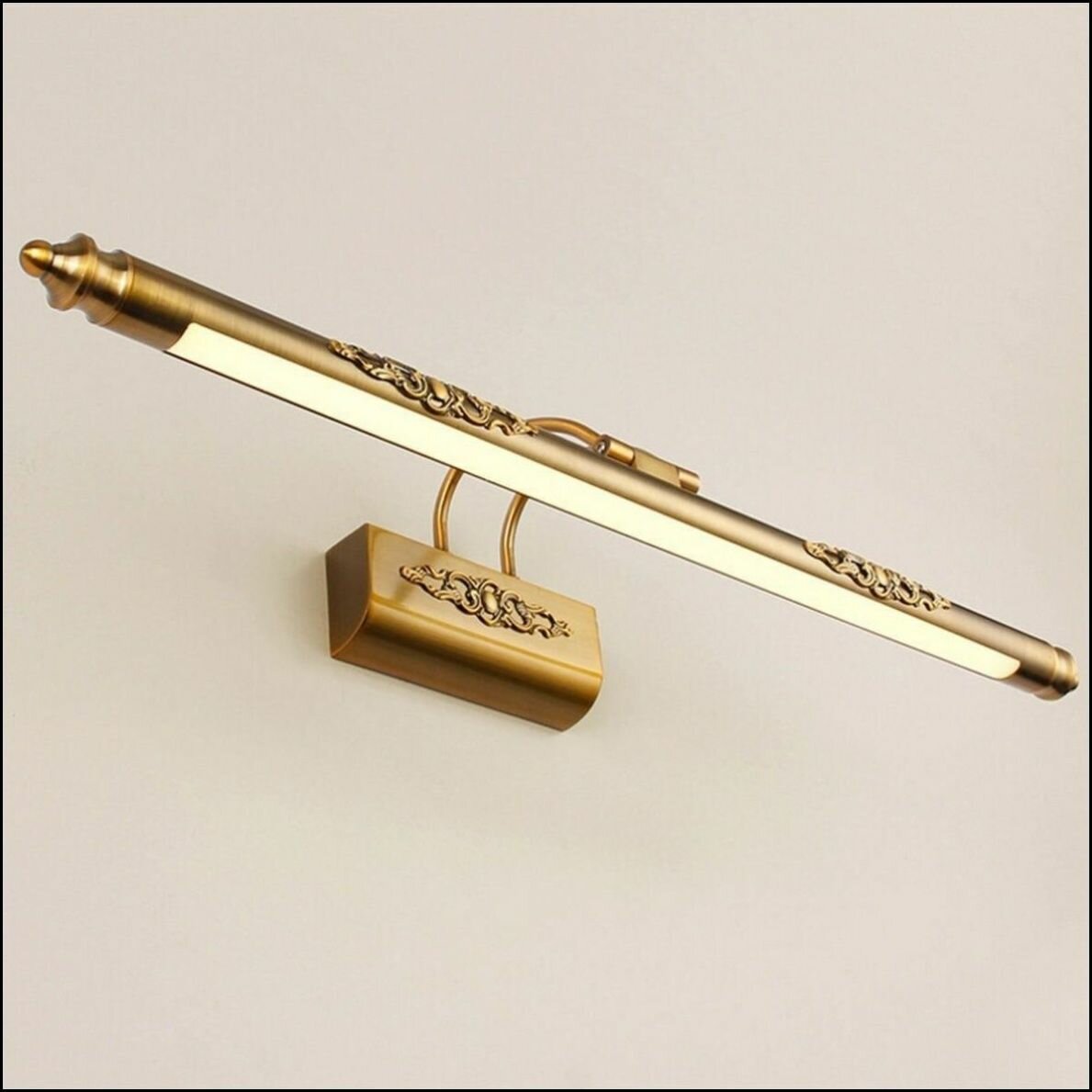 Эксклюзивная LEDмодель для ванной, влагостойкое зеркало 50x6x16 см стильное