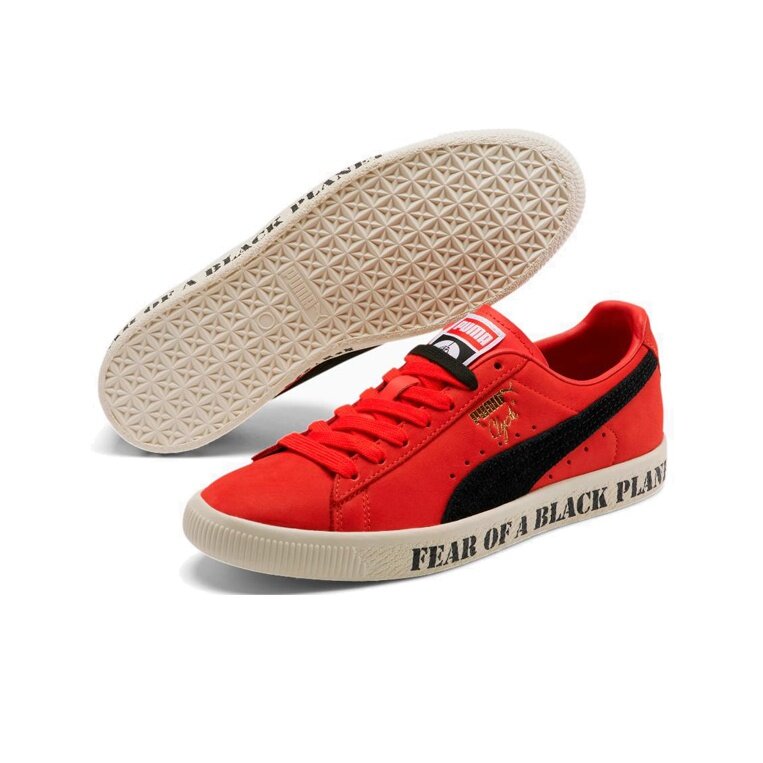 Кроссовки PUMA Clyde, размер EU 40 стопа (25.5CM), красный — фото 1
