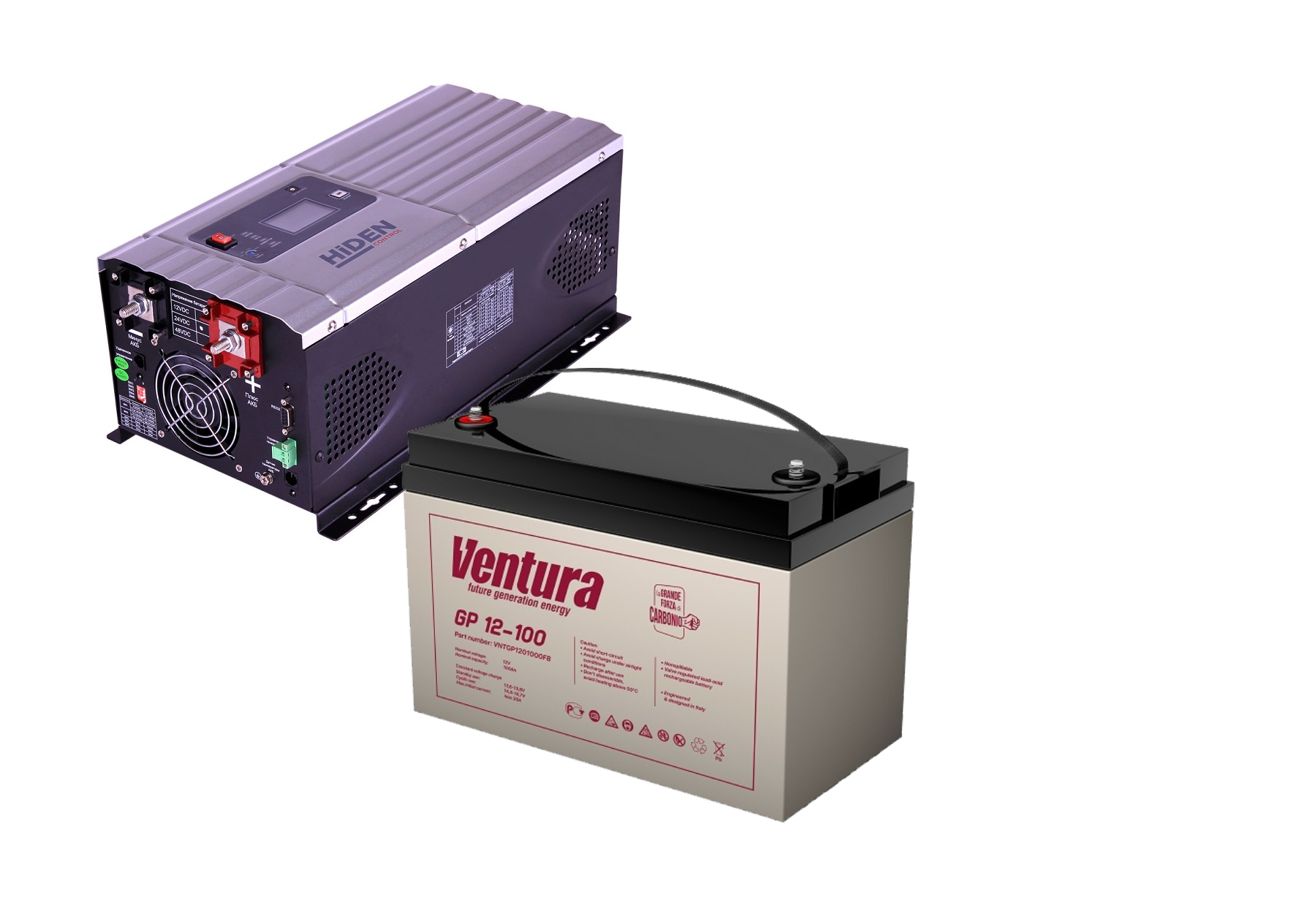 ИБП для дома | Комплект ИБП HIDEN HPS30-2012+VENTURA GP 12-100
